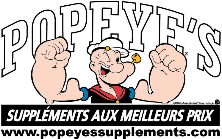 Suppléments protéine | Popeye's Suppléments Québec | Achat en ligne