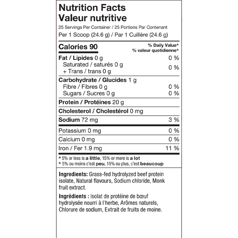 ALT Grass Fed Beef Protein 575g — Popeye's Suppléments