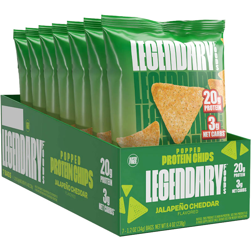Legendary Foods Protein Chips Boîte de 7 — Popeye's Suppléments
