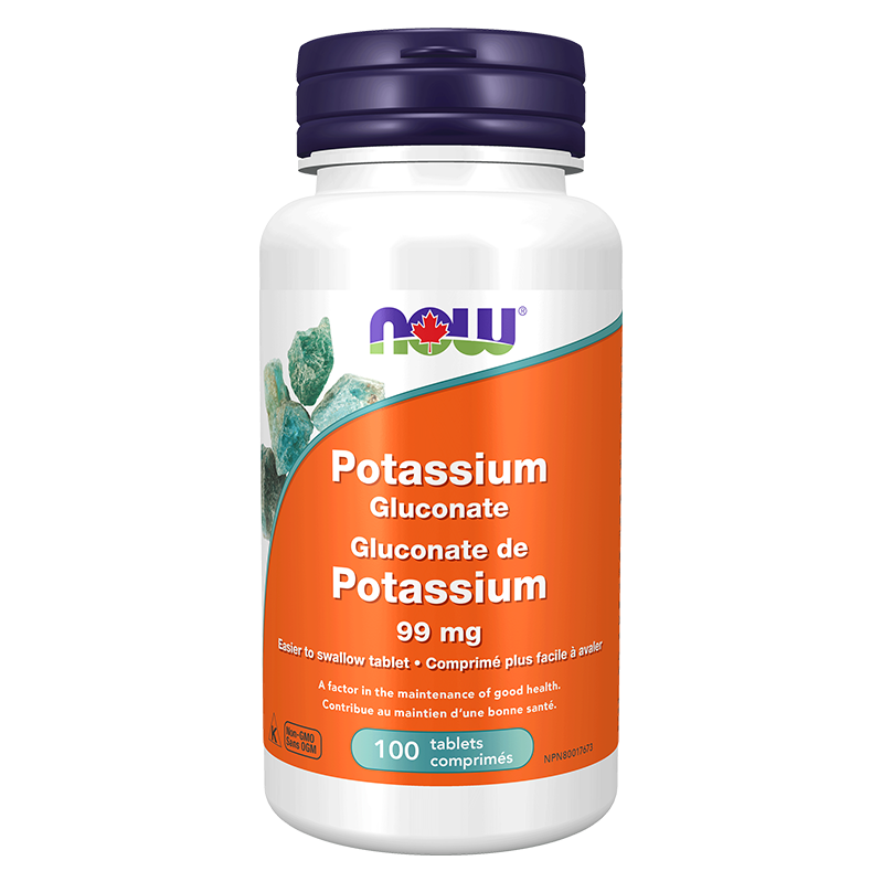 NOW Potassium Citrate 99mg 180 caps — Popeye's Suppléments