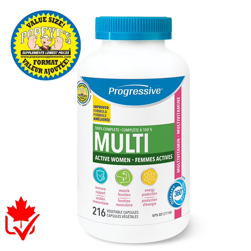 Progressive Multivitamin Wo — Popeye's Suppléments