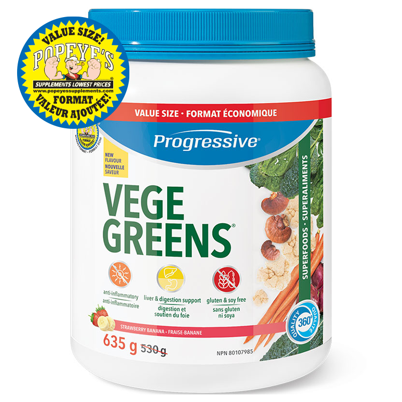 Progressive VegeGreens 610g - 635g — Popeye's Suppléments