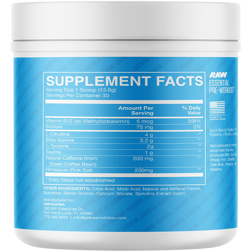 CBUM Essential Pre-Workout 400g — Popeye's Suppléments
