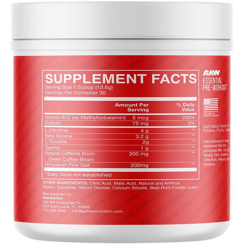 CBUM Essential Pre-Workout 400g — Popeye's Suppléments