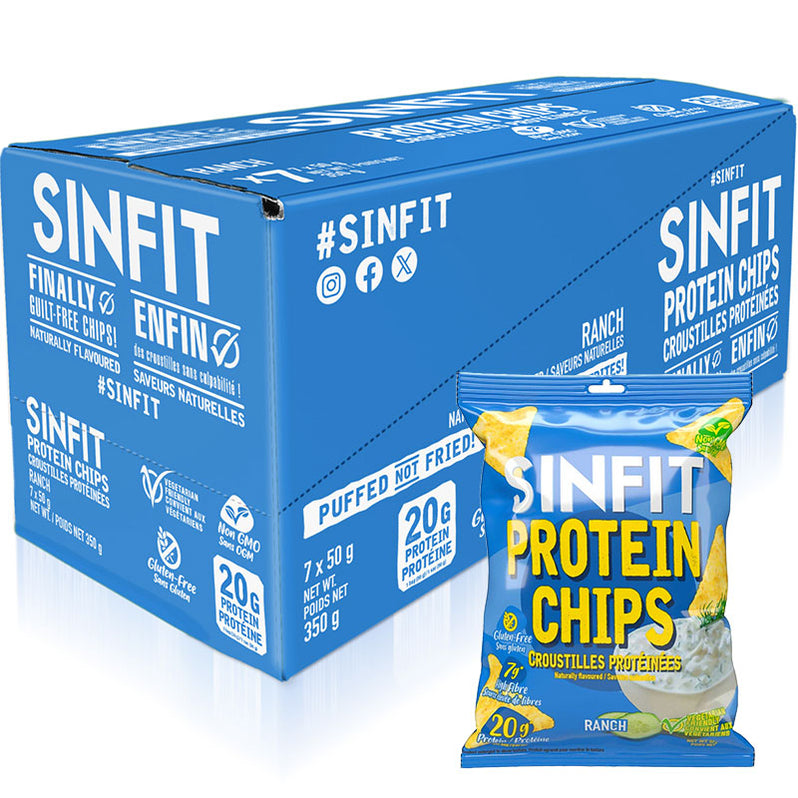 Sinfit Protein Chips Box of 7 — Popeye's Suppléments