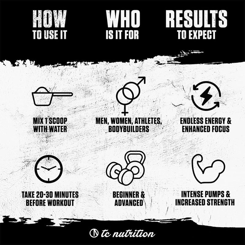 TC Nutrition Batch 27 Pre-Workout 360g — Popeye's Suppléments