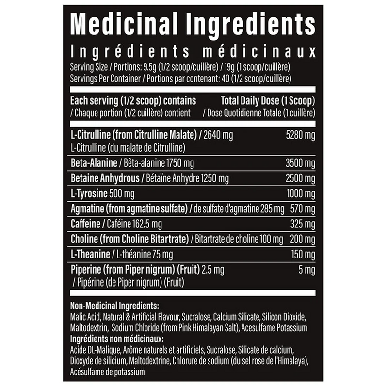 TC Nutrition Batch 27 Pre-Workout 380g — Popeye's Suppléments