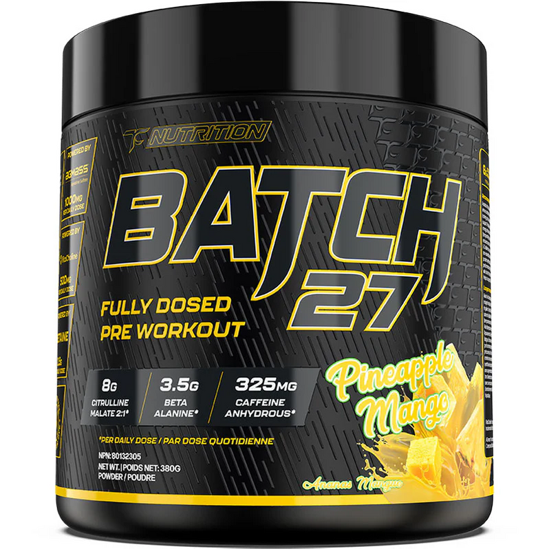 TC Nutrition Batch 27 Pre-Workout 380g — Popeye's Suppléments