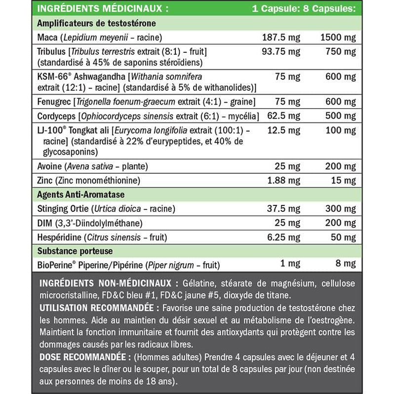 Precision MegaTest 160 caps — Popeye's Suppléments