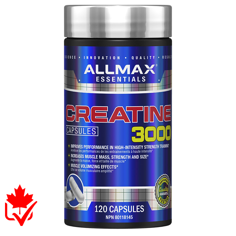 Allmax Creatine 3000 120 caps — Popeye's Suppléments