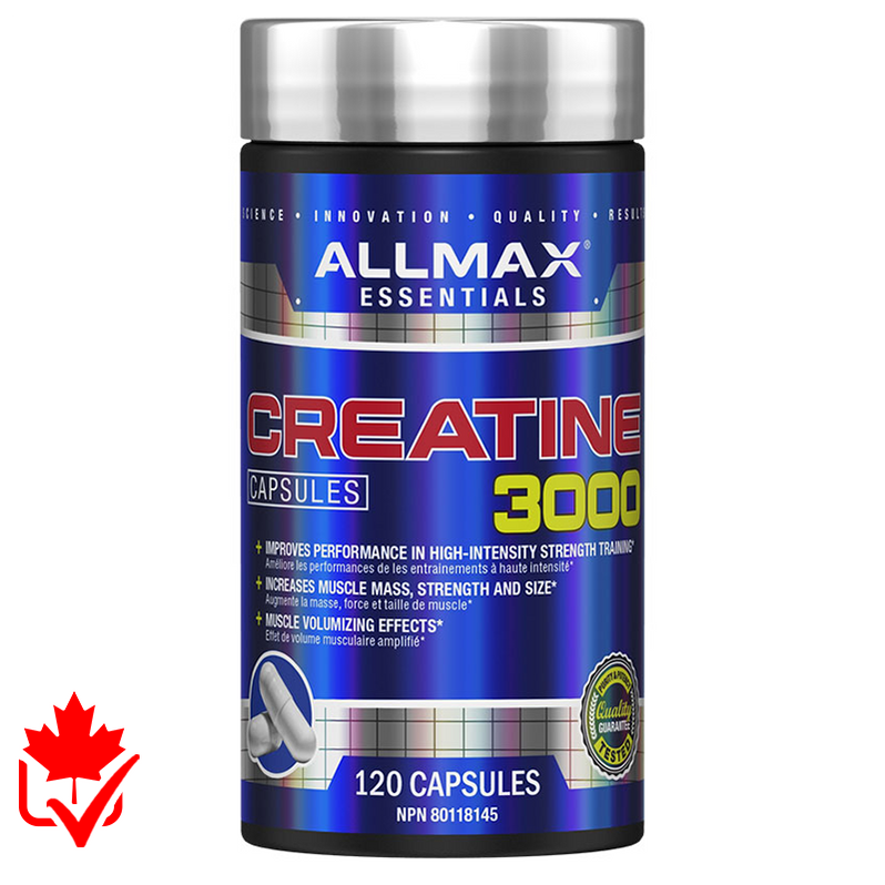 Allmax Creatine 3000 120 caps — Popeye's Suppléments