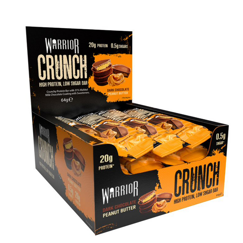 Warrior Crunch bars Box of 12 — Popeye's Suppléments